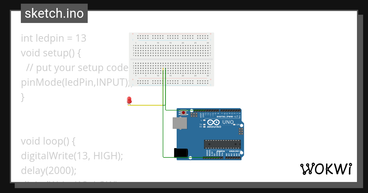 Ledblinking Wokwi Esp32 Stm32 Arduino Simulator 1981