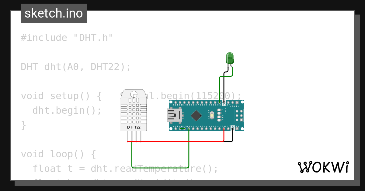 Влажность и температура Copy Wokwi Esp32 Stm32 Arduino Simulator 1781