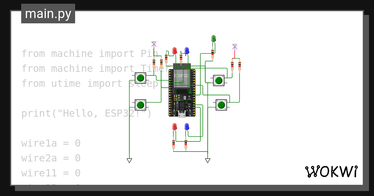 Xmas Puzzle Wokwi Esp32 Stm32 Arduino Simulator 8398