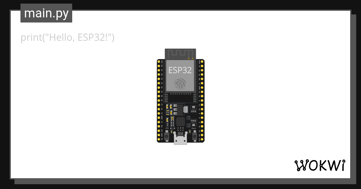 Program 4 - Wokwi ESP32, STM32, Arduino Simulator