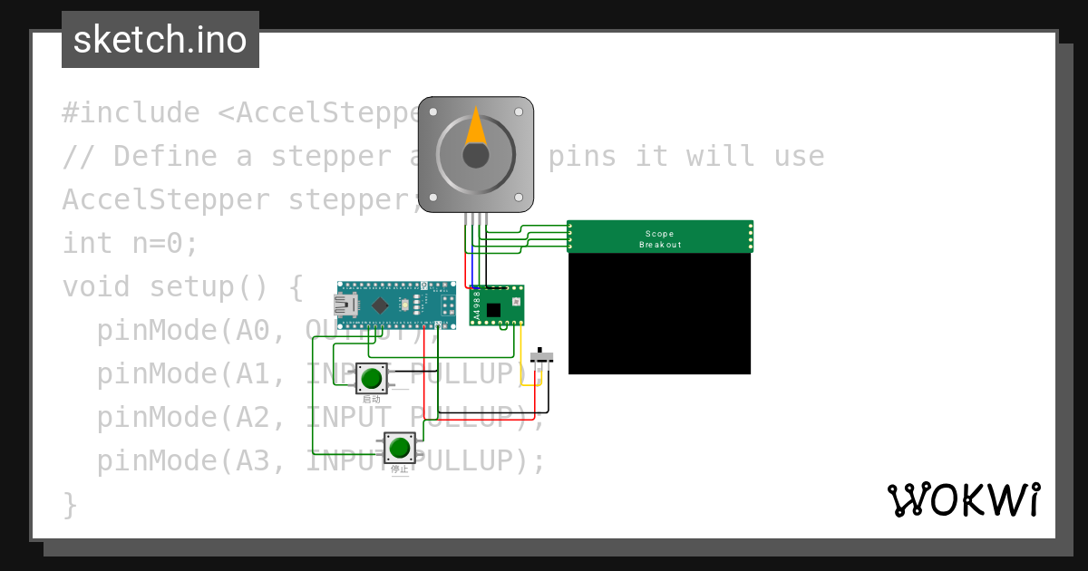 Step Motor Copy 6 Wokwi Esp32 Stm32 Arduino Simulator 1656