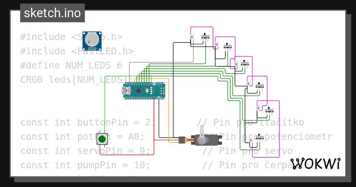 Pokus Wokwi Esp32 Stm32 Arduino Simulator 9932