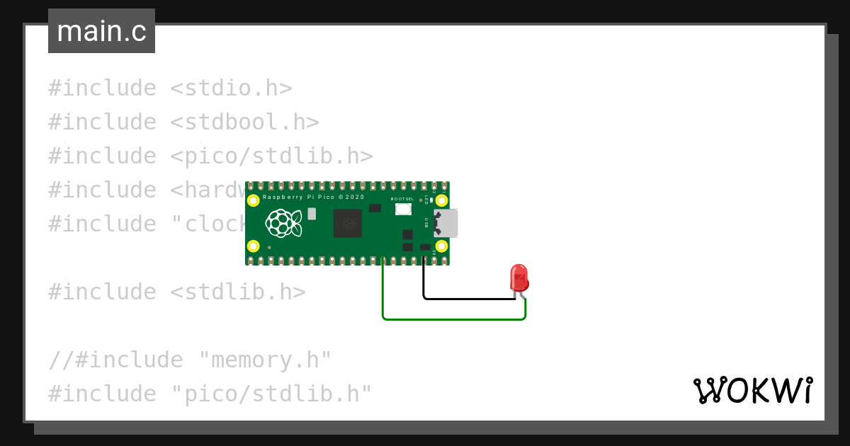 Clock Pulse C Wokwi Esp32 Stm32 Arduino Simulator