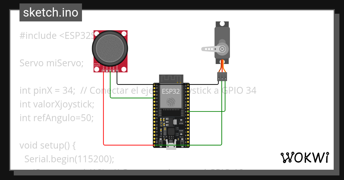 Dirección V1 - Wokwi ESP32, STM32, Arduino Simulator