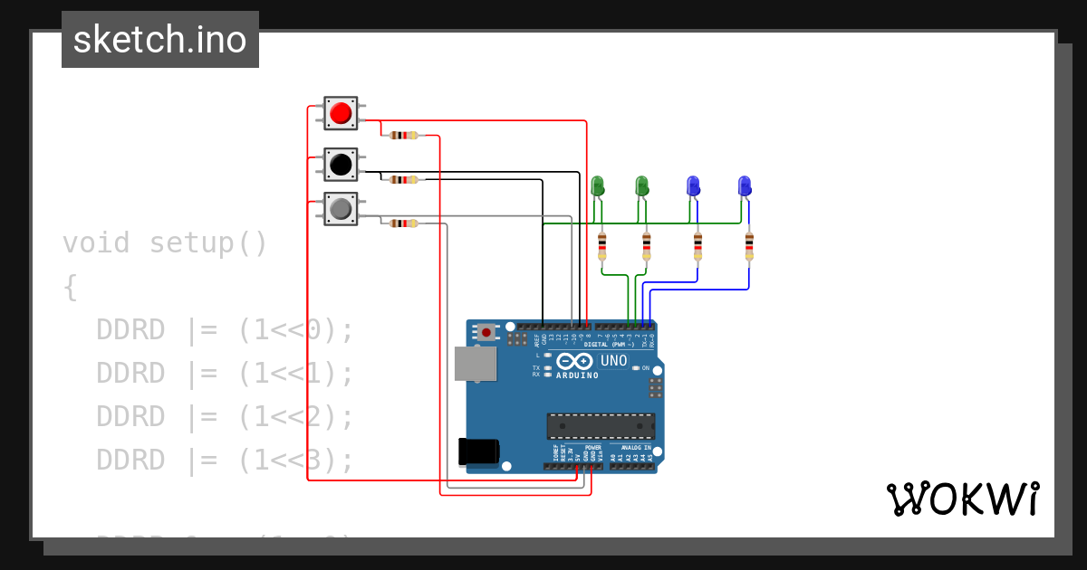 Übung 1 Wokwi Esp32 Stm32 Arduino Simulator