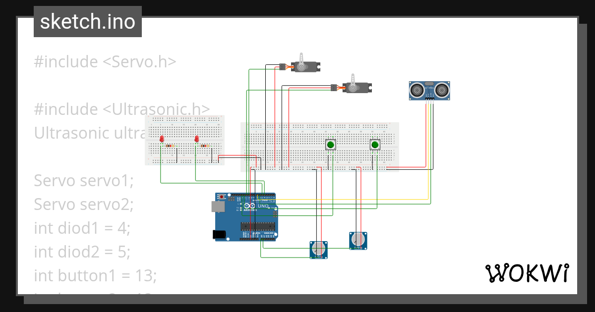 robo arm 0.01 - Wokwi ESP32, STM32, Arduino Simulator