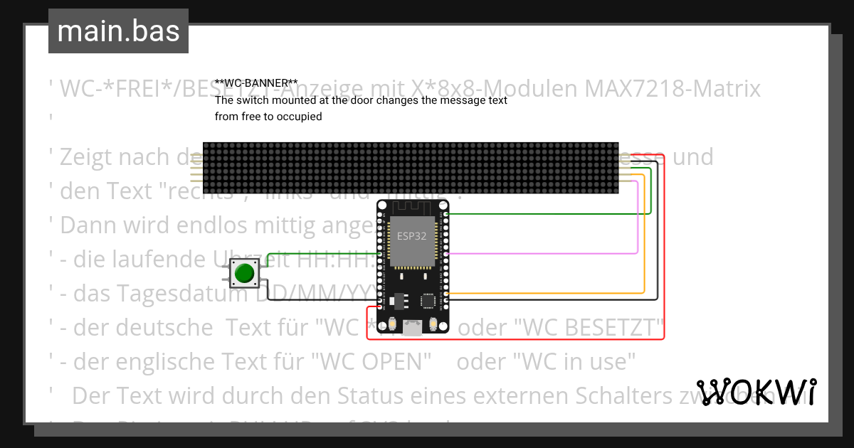 WC-BANNER international - Wokwi ESP32, STM32, Arduino Simulator