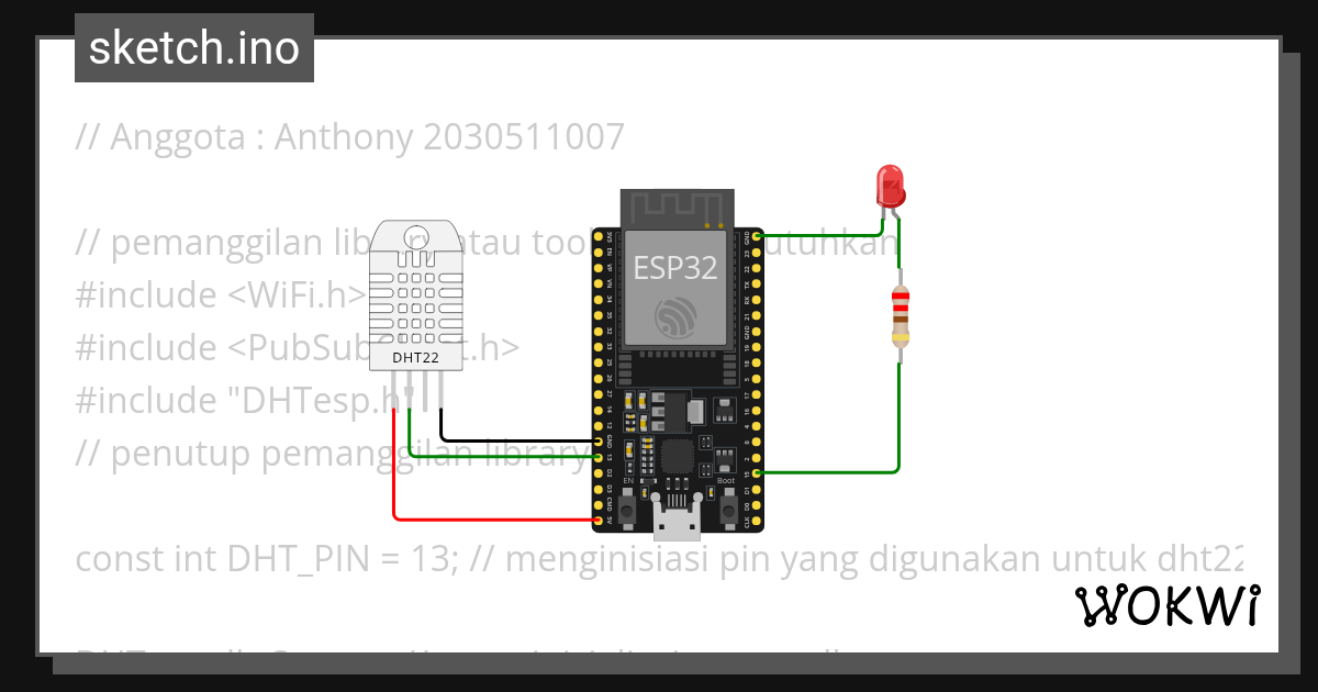 pub-mqttdht22 - Wokwi ESP32, STM32, Arduino Simulator