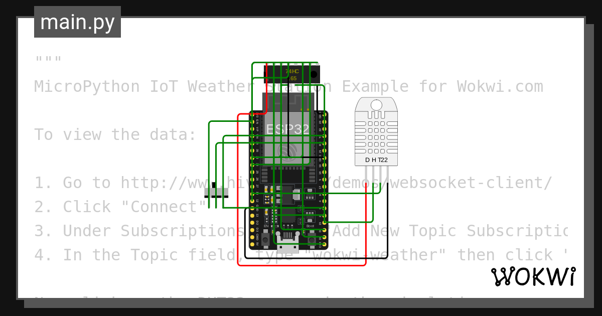 Micropython Mqtt Weather Logger Esp32pt Wokwi Esp32 Stm32 Arduino Simulator
