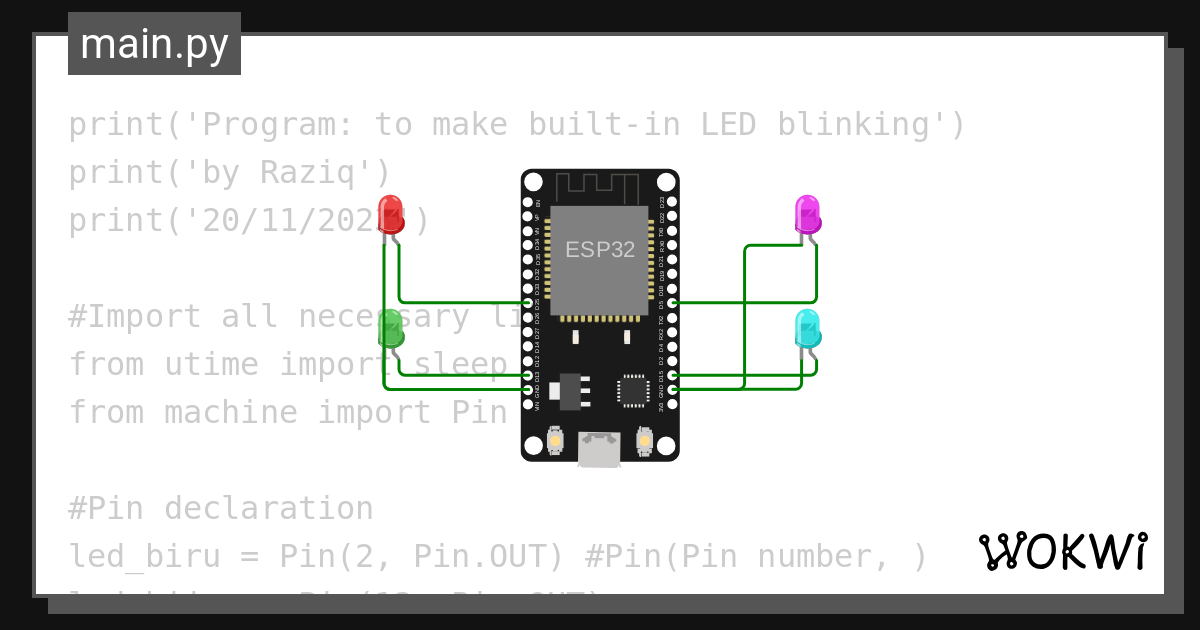 Christmas Celebration Led Wokwi Esp32 Stm32 Arduino Simulator 3093