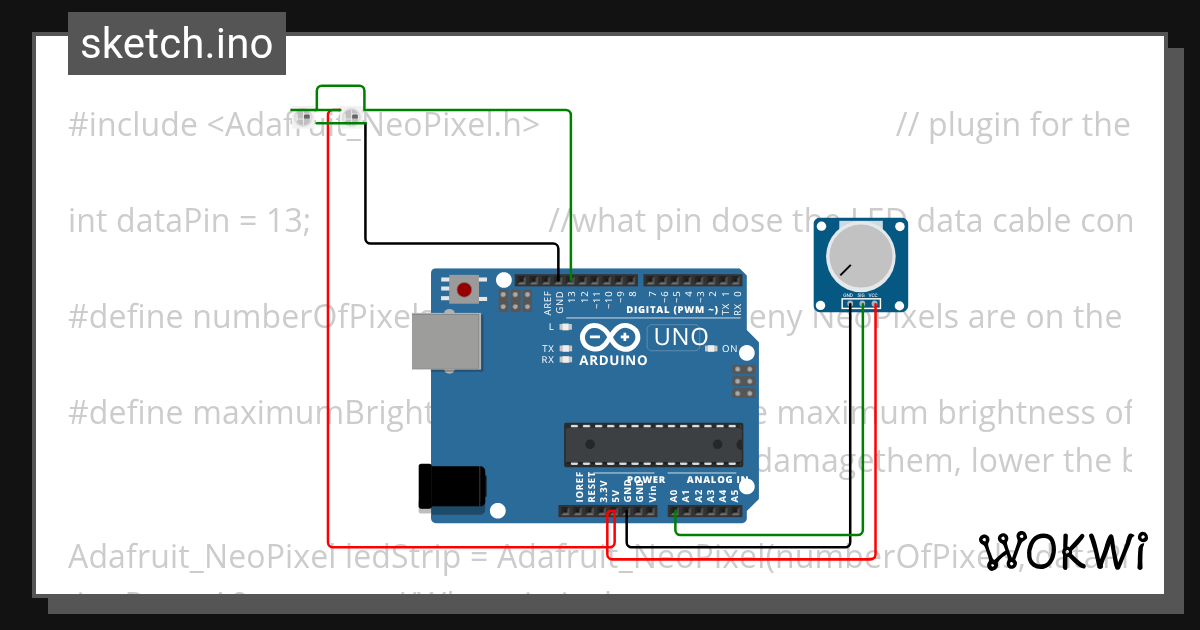 reef montior led light - Wokwi ESP32, STM32, Arduino Simulator