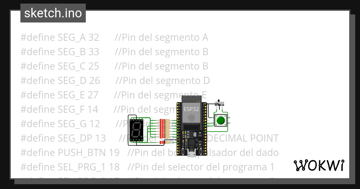 HV_Display7 - Wokwi ESP32, STM32, Arduino Simulator