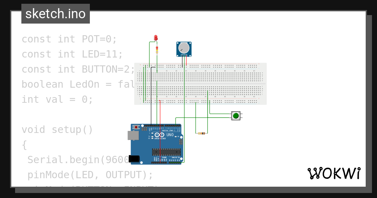 Potenc Led V1 Wokwi Esp32 Stm32 Arduino Simulator
