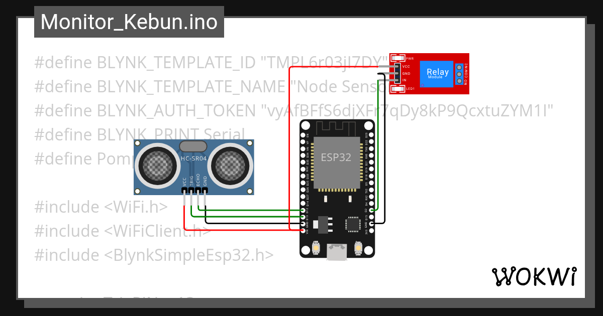 Note sensor 2 el - Wokwi ESP32, STM32, Arduino Simulator