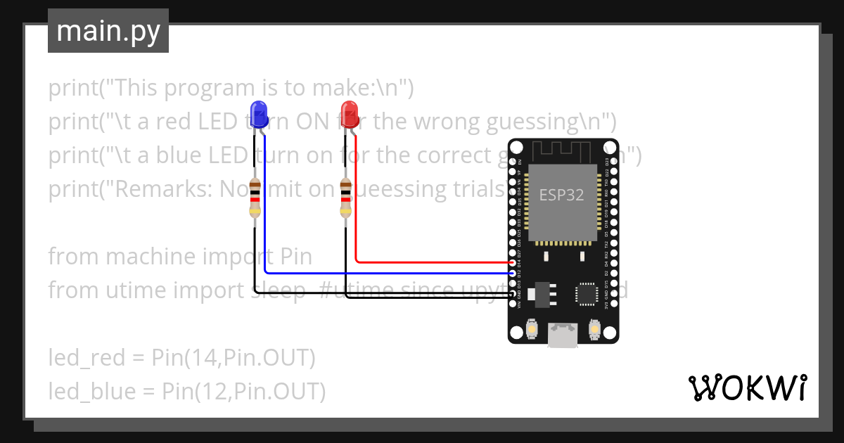 Excercise 2 Wokwi Esp32 Stm32 Arduino Simulator