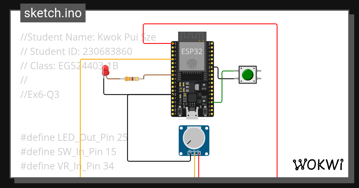 KWOK Pui Sze - Wokwi ESP32, STM32, Arduino Simulator