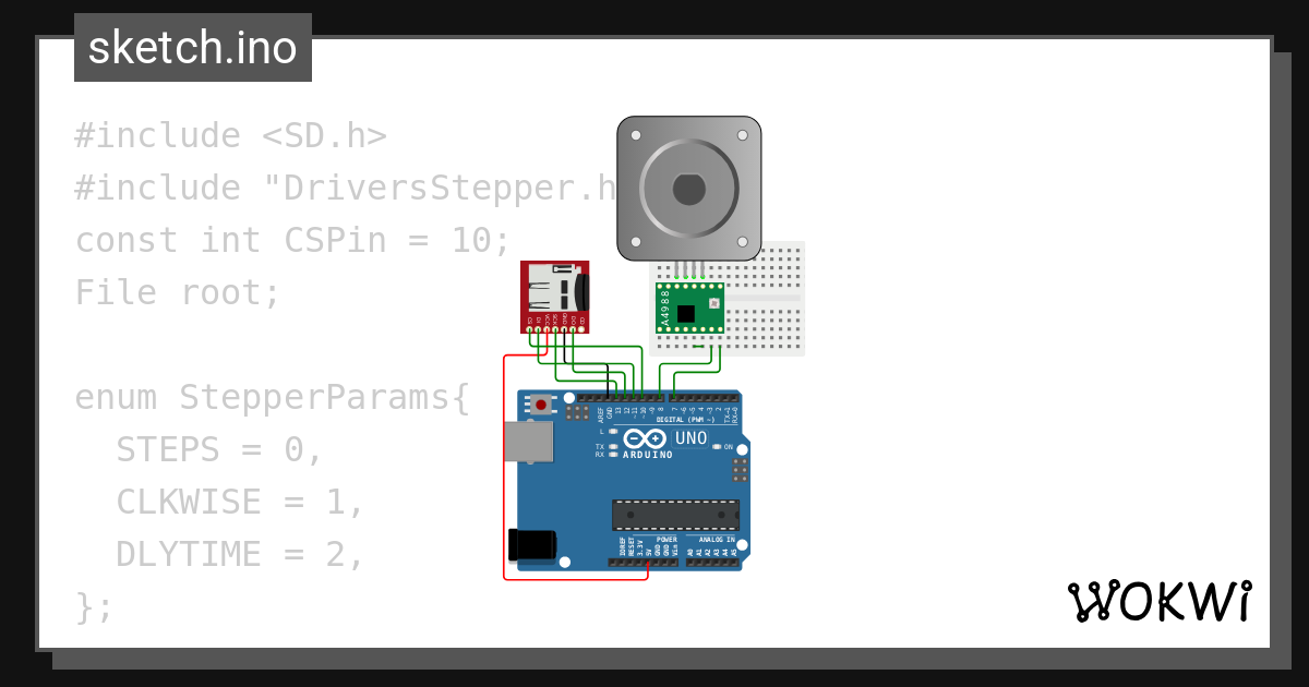 Sd Stepper 92 Wokwi Esp32 Stm32 Arduino Simulator 5892