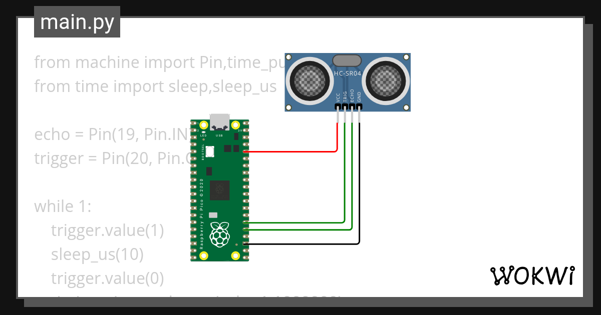 Hc Sr04 Distance Wokwi Esp32 Stm32 Arduino Simulator 7885