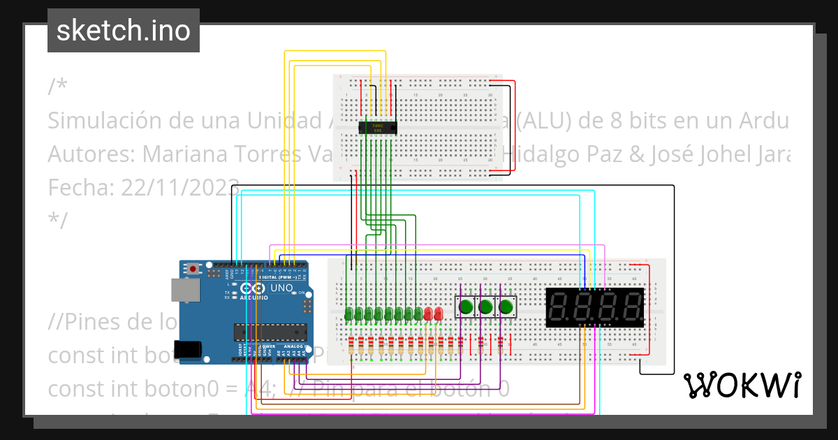 ALU Proyecto 2 FOC Copy - Wokwi ESP32, STM32, Arduino Simulator