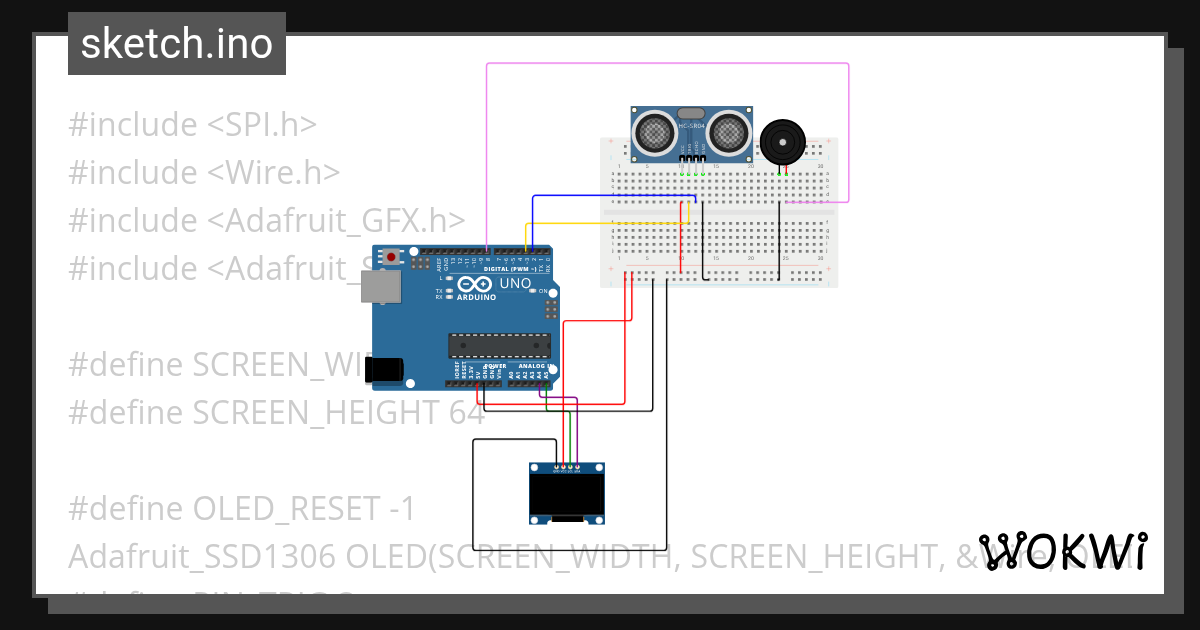 Project6 Hc Sr 04 Olde Displayintira19 Wokwi Esp32 Stm32 Arduino Simulator