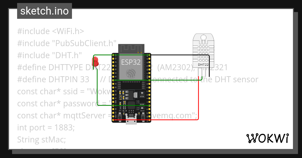 mqtt_sensor - Wokwi ESP32, STM32, Arduino Simulator