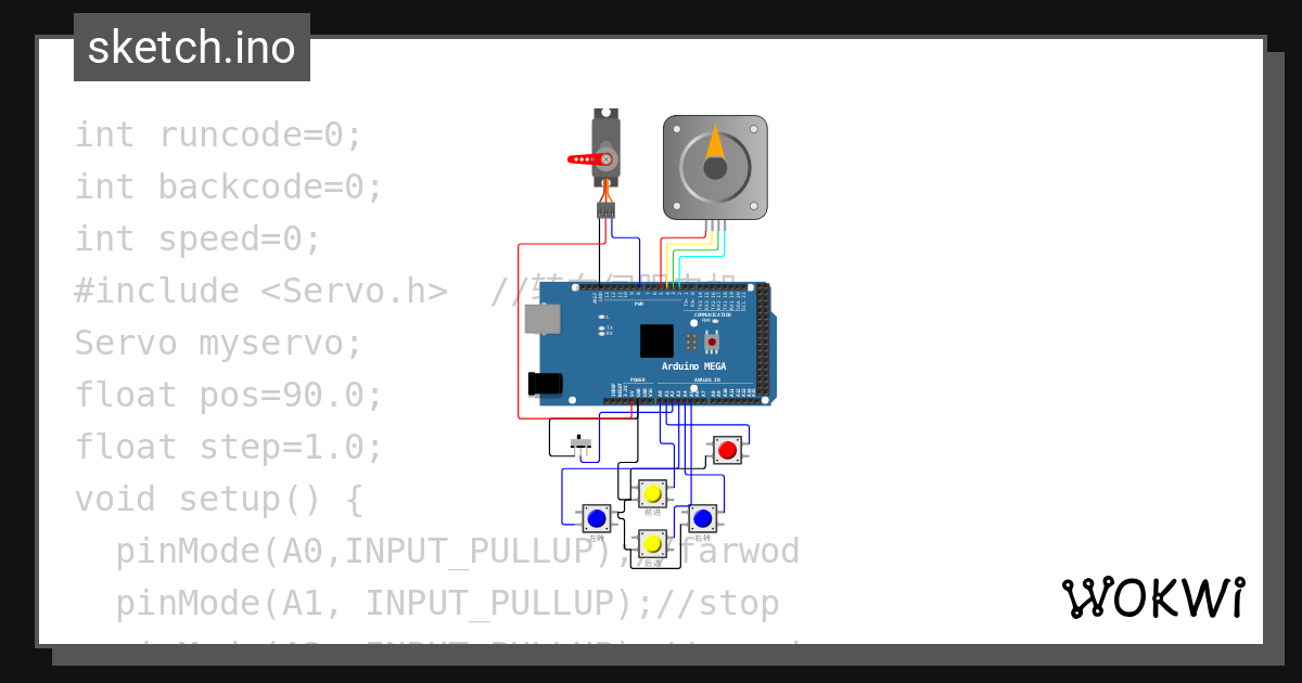 步进电机正反转 Copy 19 Wokwi Esp32 Stm32 Arduino Simulator