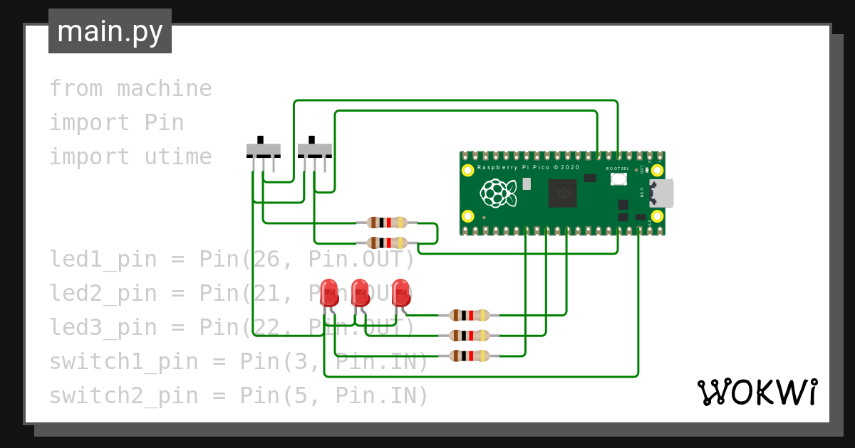 Semaforooo Con 2 Inter Wokwi Esp32 Stm32 Arduino Simulator 8865