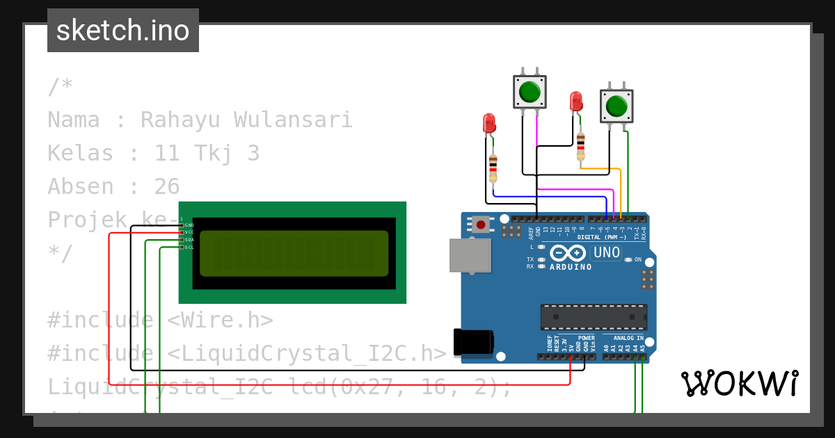 Tugas 11 Wokwi Esp32 Stm32 Arduino Simulator 1670