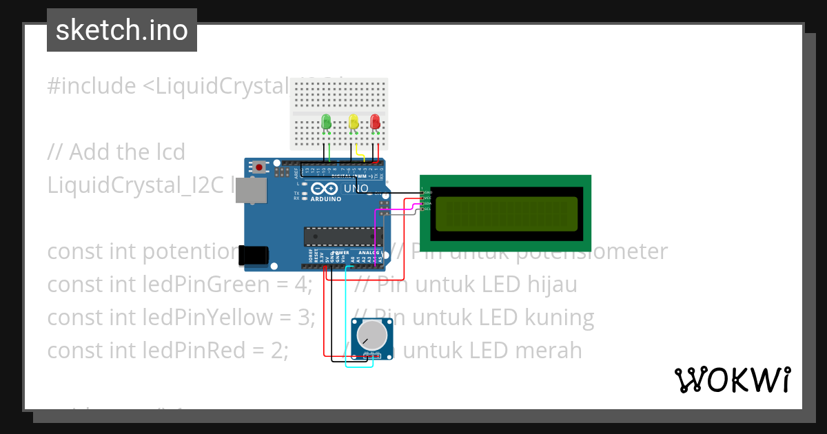 Lcd I²c Daru Wokwi Esp32 Stm32 Arduino Simulator 8484