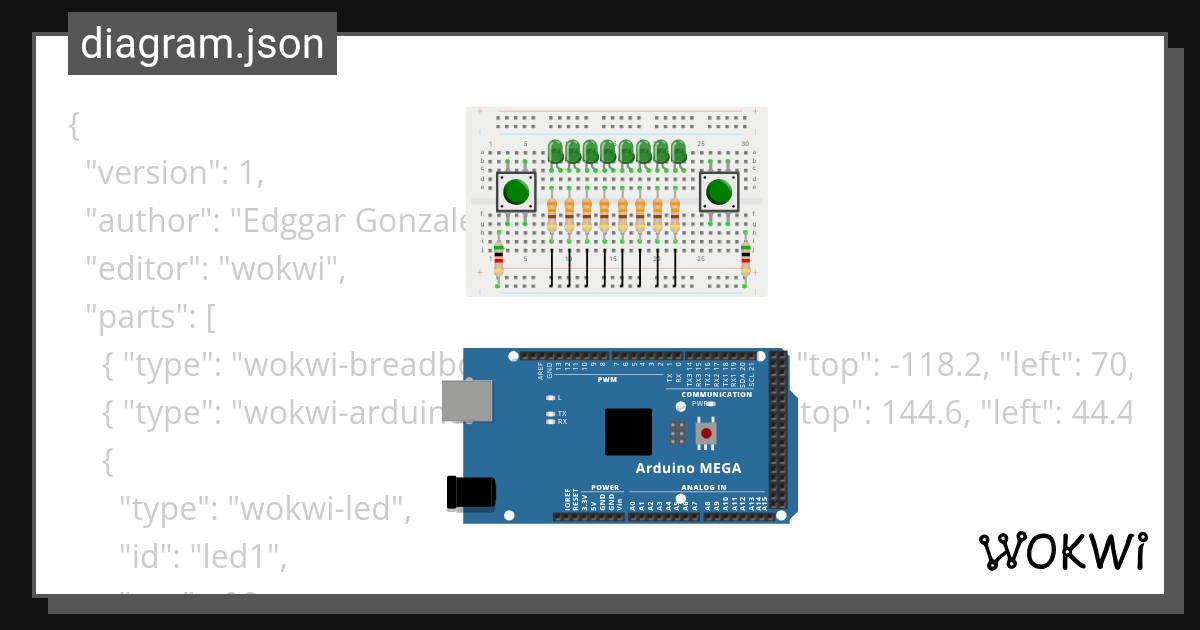 practica2 - Wokwi ESP32, STM32, Arduino Simulator