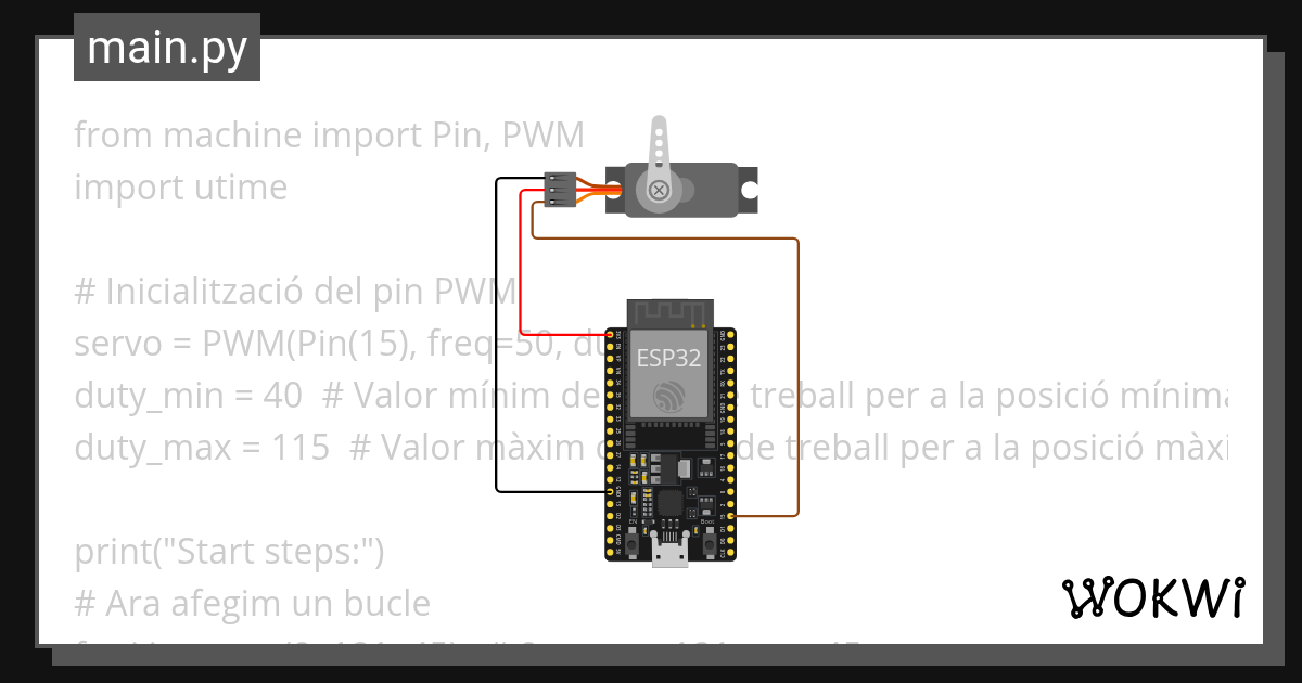 Pràctica 4 - Wokwi ESP32, STM32, Arduino Simulator