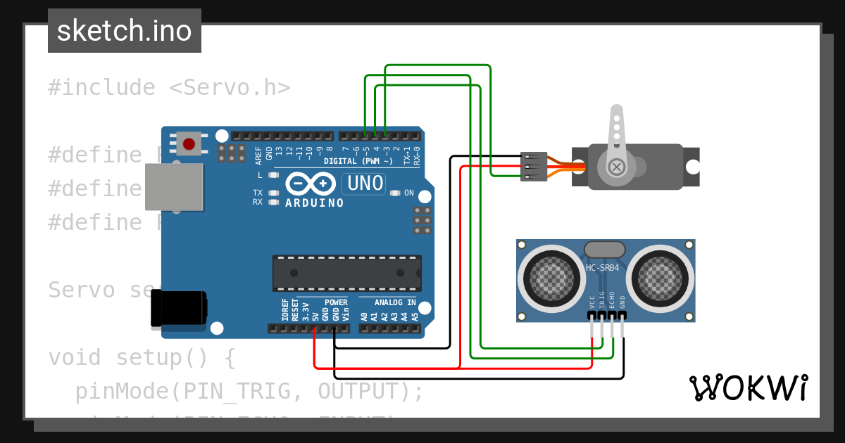 73servodistance Wokwi Esp32 Stm32 Arduino Simulator 4145