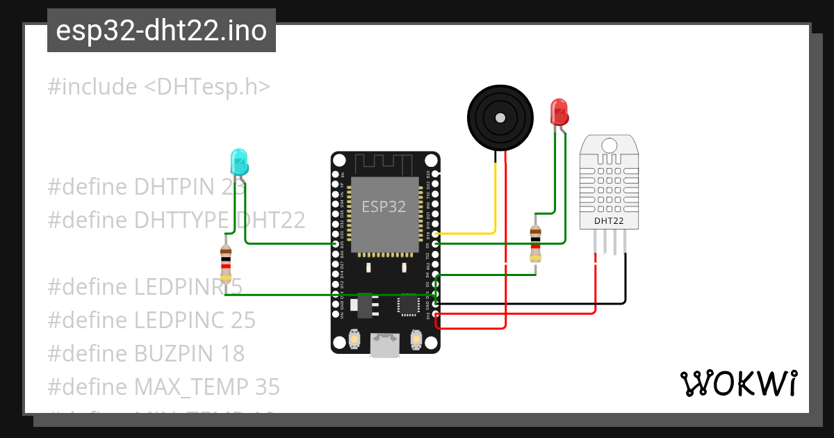 alarma de temperatura SI - Wokwi ESP32, STM32, Arduino Simulator