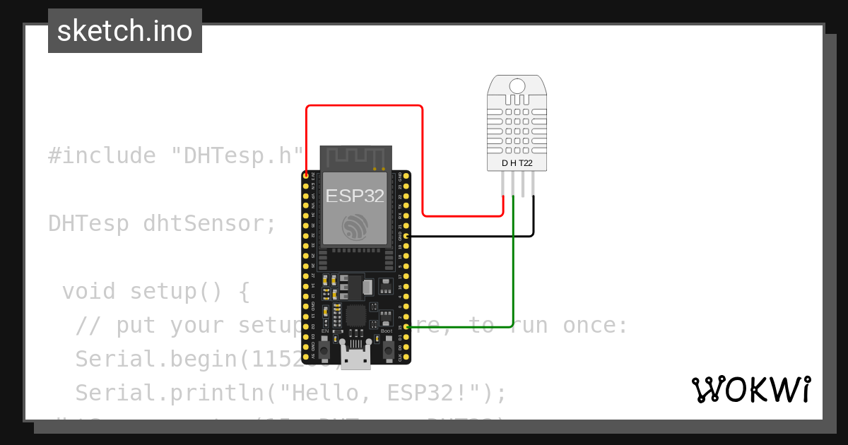 วัดอุณหภูมิ Wokwi Esp32 Stm32 Arduino Simulator 4809