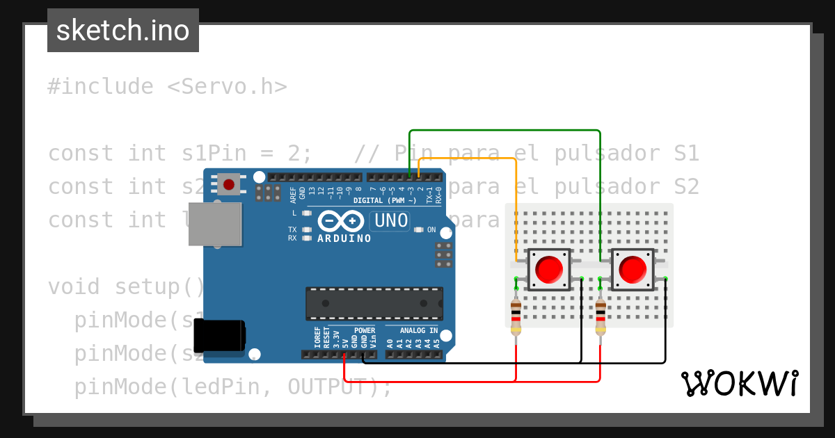 4 P6 Led Pulsadores Y Monitor Serial Wokwi Esp32 Stm32 Arduino Simulator 9856