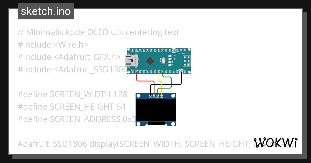 Teks Size 2 - Wokwi ESP32, STM32, Arduino Simulator