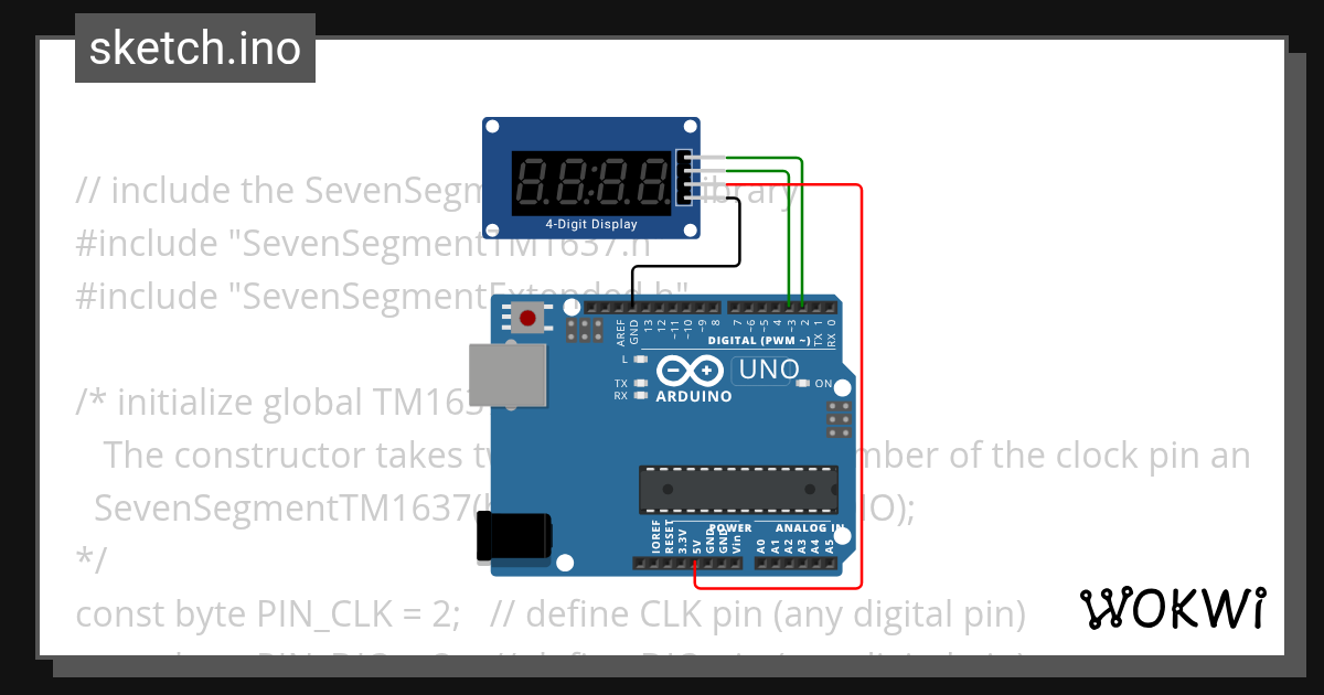 Clock Wokwi Esp32 Stm32 Arduino Simulator 