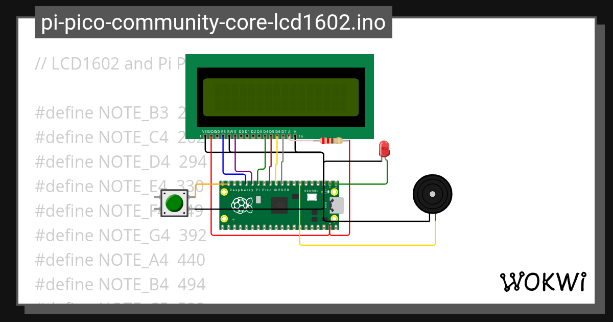 Gerche Navisa_pi-pico-community-core-lcd1602.ino - Wokwi ESP32, STM32, Arduino Simulator