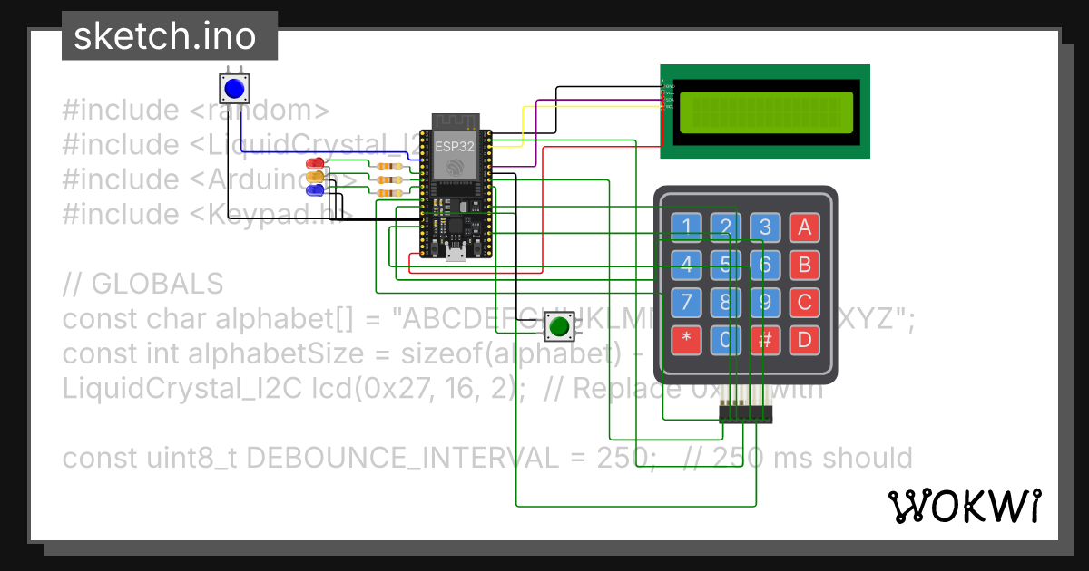 Reaction Gauge - Wokwi ESP32, STM32, Arduino Simulator