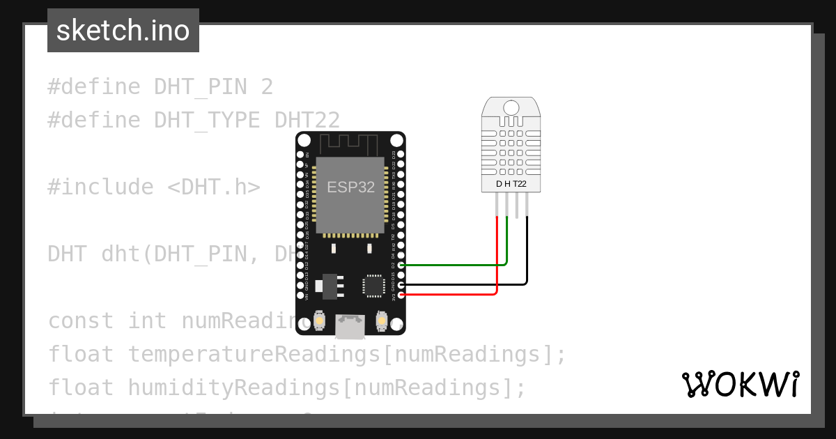 Dht22 With Moving Average Filter Esp32 Hermawan Copy Wokwi Esp32 Stm32 Arduino Simulator 5895