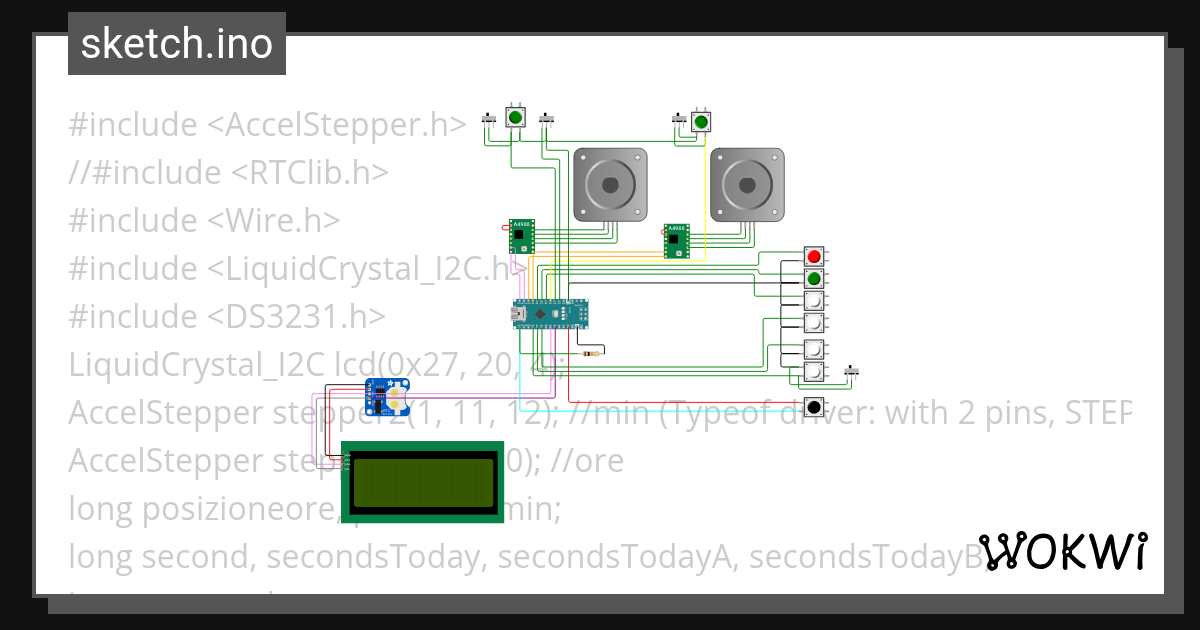 Nano REVC - Wokwi ESP32, STM32, Arduino Simulator