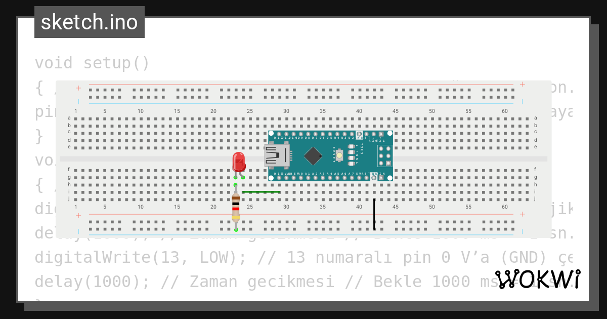 Nano1 Wokwi Esp32 Stm32 Arduino Simulator