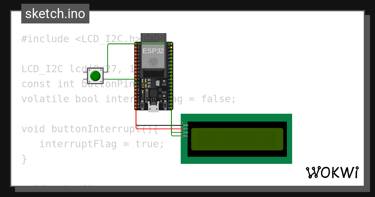 Lcd Button Uts Wokwi Esp32 Stm32 Arduino Simulator 9714