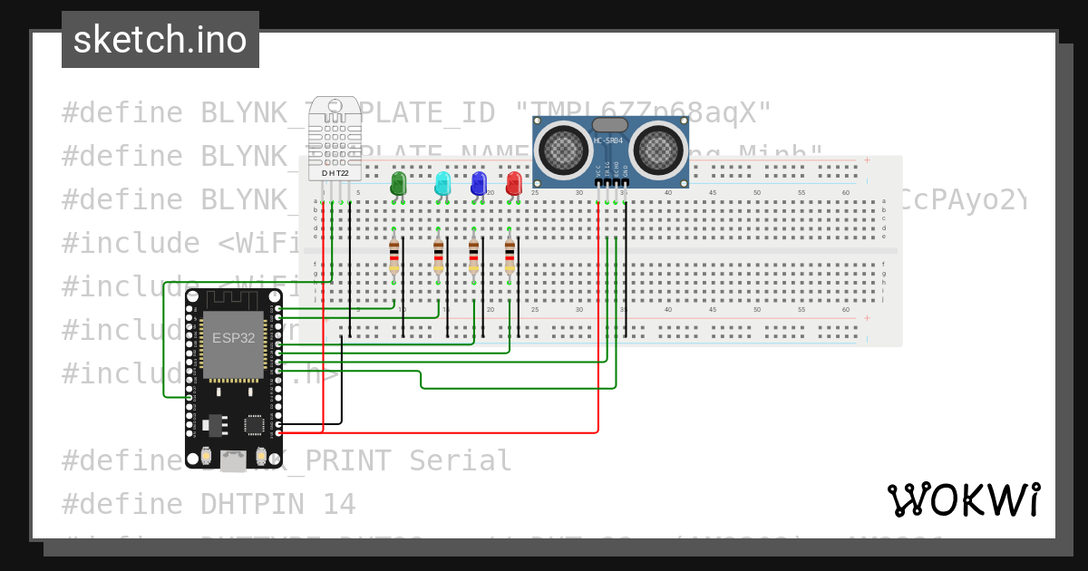 Cảm Biến Wokwi Esp32 Stm32 Arduino Simulator 1313