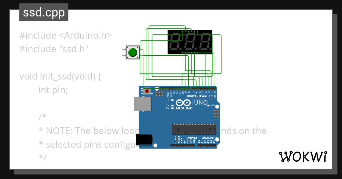 Task-3 Direction control - Wokwi ESP32, STM32, Arduino Simulator