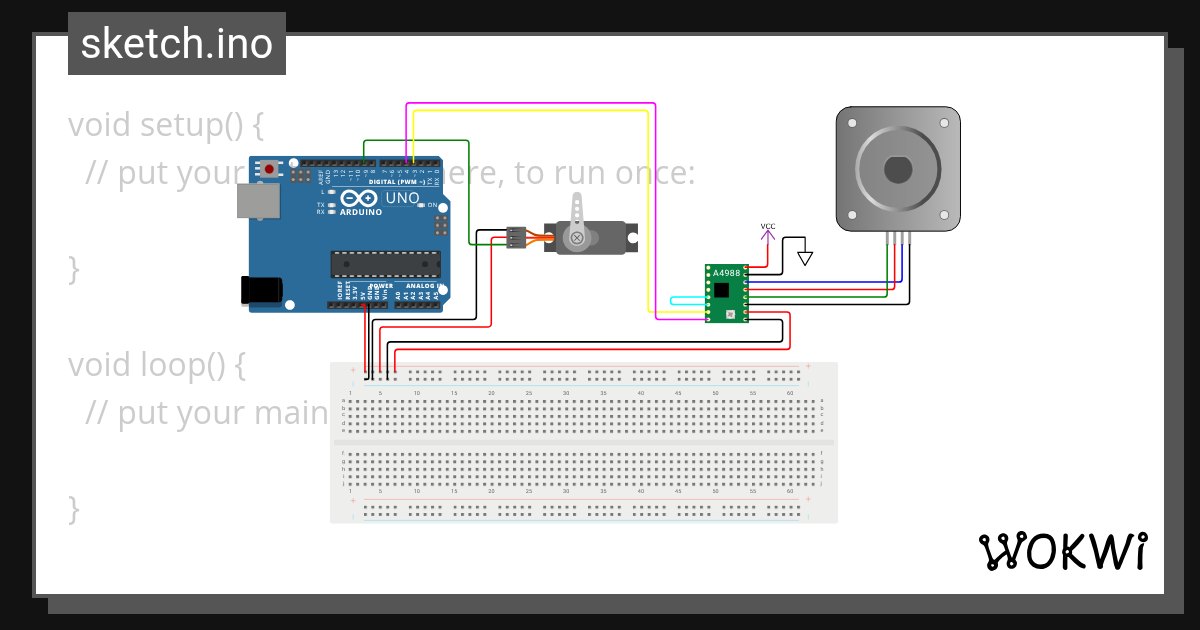 servo_stepper - Wokwi ESP32, STM32, Arduino Simulator