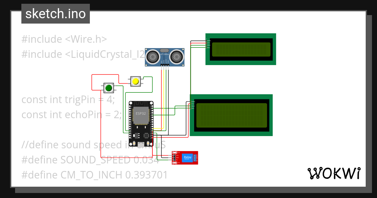 maquina llenado - Wokwi ESP32, STM32, Arduino Simulator