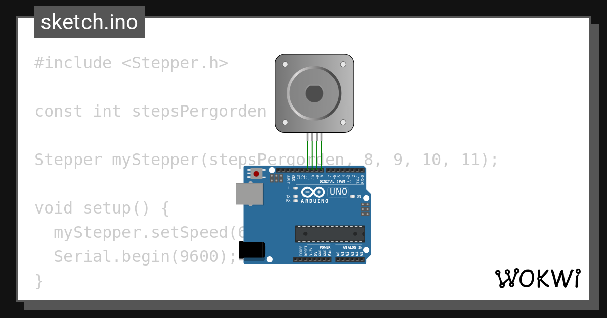 Gorden Stepper Wokwi Esp32 Stm32 Arduino Simulator 3751