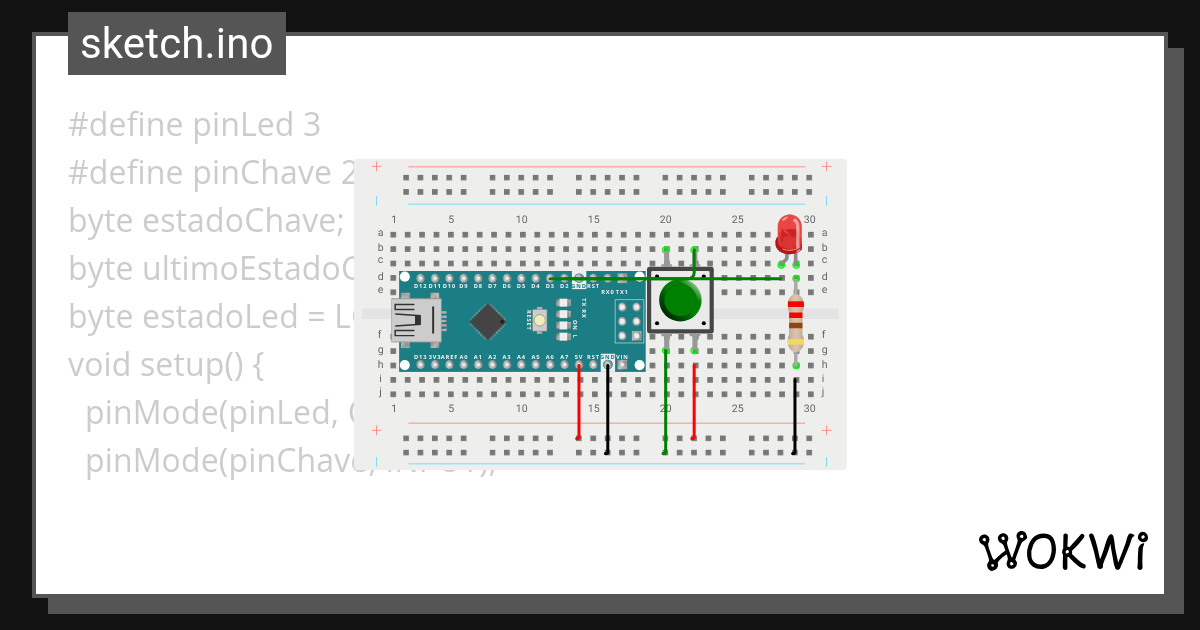 Ligadesliga Wokwi Esp32 Stm32 Arduino Simulator 