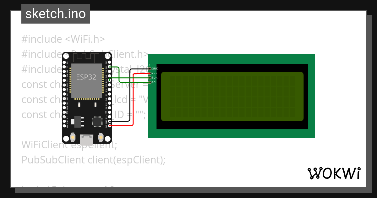 ESP32-LCD-MQTT-HTML - Wokwi ESP32, STM32, Arduino Simulator
